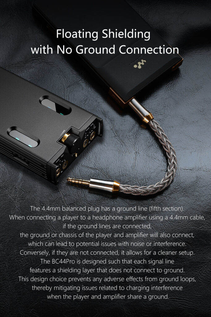 BC44Pro 4.4mm Balanced Audio Cable – ddHiFi
